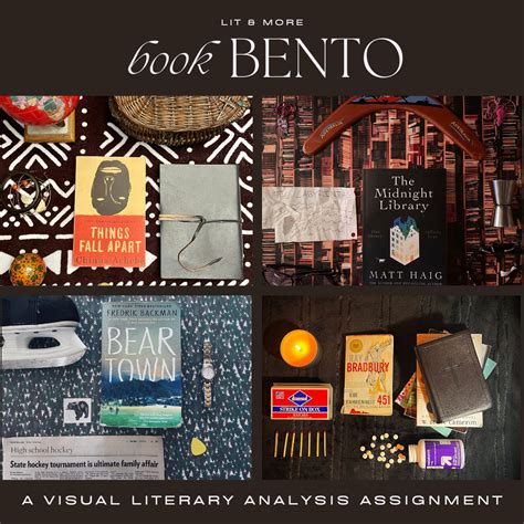 The Book Bento A Visual Literary Analysis Assignment Lit And More