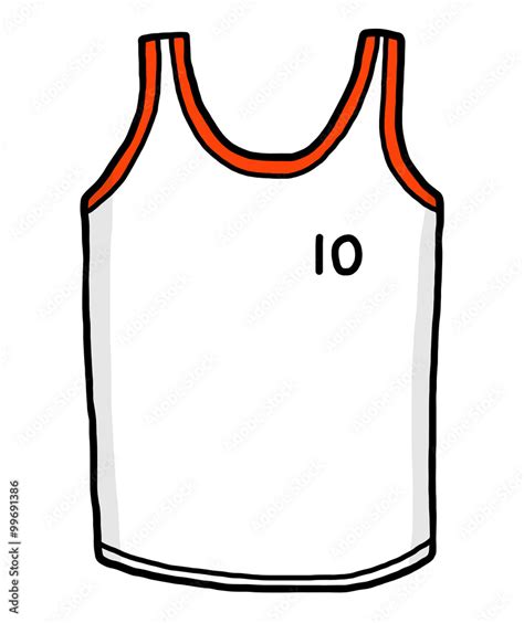 Cartoon Basketball Jersey