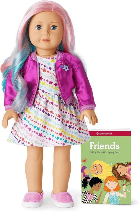 American Girl Doll 88 Pink Blue Hair Blue Eyes Light Skin Truly Me 18