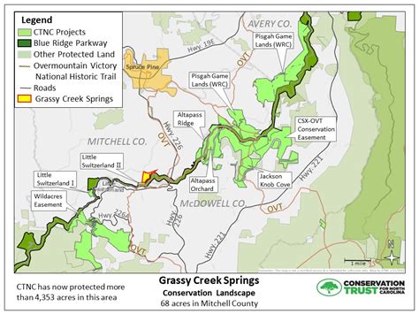 State Designated Natural Area Protected Along The Blue Ridge Parkway