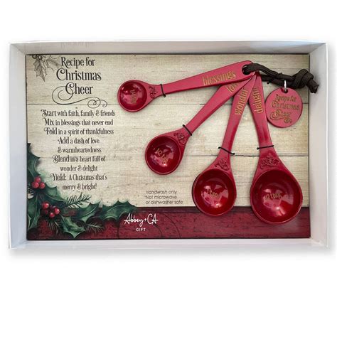 Christmas Cheer Measuring Spoons St Patricks Guild
