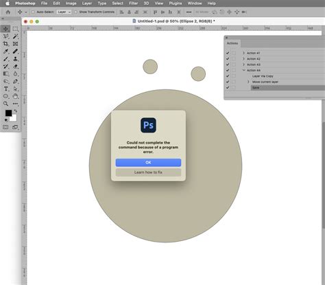 P Program Error With Actions That Have Save Comma Adobe Community
