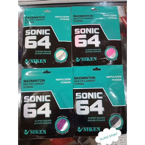 Jual Senar Badminton Siken Sonic 64 Original Shopee Indonesia