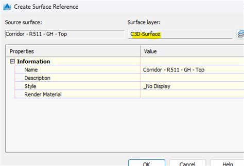 Data Shortcut Surface Not Showing Autodesk Community