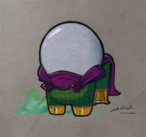 Mysterio The Mysterious Impost Crewmate Rmarvelstudios