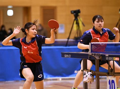 【卓球】関東学生選手権ダブルスは男子・小松／米倉、女子・秋山／杉本が優勝 卓球王国