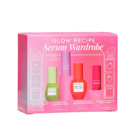 Glow Recipe Serum Travel Size Skin Care Set Avocado