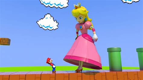 Princess Peach Eats A Giant Mushroom And Then This Happened Giant