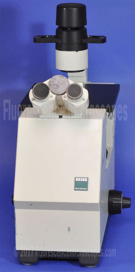 Fluorescence Microscopes Zeiss Axiovert 10 Inverted Microscope As Is
