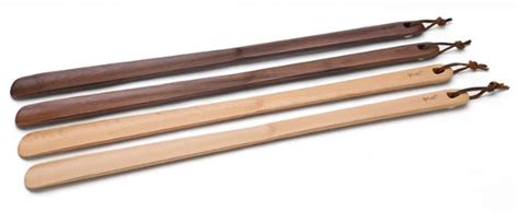 23 Inches Long Wooden Shoe Horn Shoehorn With Base Feelt