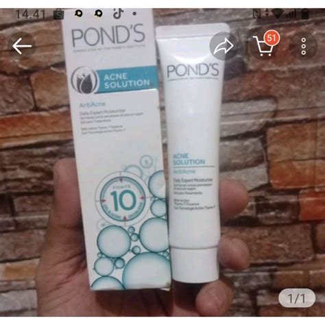 Jual Ponds Acne Solution Anti Acne 20g Shopee Indonesia