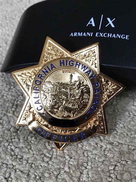 Chp California Highway Patrol Badge Replica Obsolete 1921552999