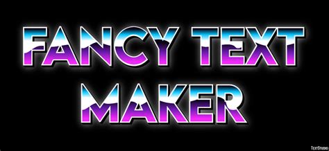 Fancy Text Maker Text Effect And Logo Design Font