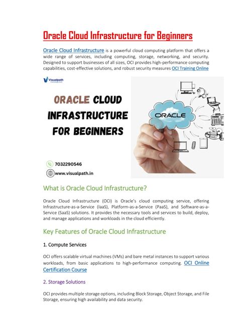 Ppt Oracle Cloud Infrastructure Training Oci Training Online Powerpoint Presentation Id 13974989