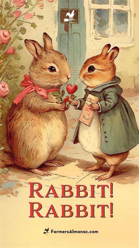 Rabbit Rabbit First Of The Month