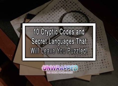 10 Cryptic Codes And Secret Languages That Will Leave You Puzzled