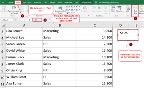 How To Link Text Box To Cell In Excel 2 Easy Methods Excel Insider
