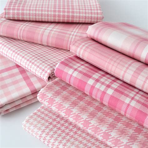 Pure Cotton Fabrics Handmade Clothing Household Bedding Houndstooth
