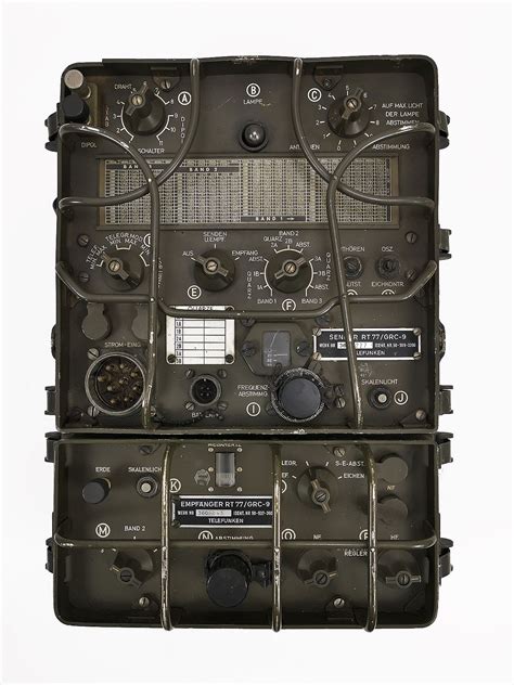 B Us Army Telefunken Receiver Transmitter Rt 77 Grc 9 Radio