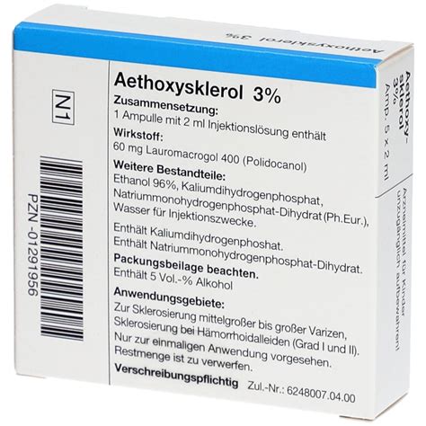 Aethoxysklerol® 3 5x2 Ml Mit Dem E Rezept Kaufen Shop Apotheke