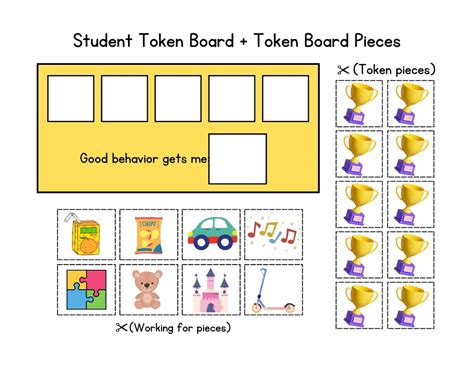 Reward Chart Behavior Chart Visual Aid Early Intervention Home Schooling Pre K 8th