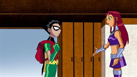 Pin By Kailie Butler On Robin And Starfire Teen Titans Robin Teen Titans Animated Series