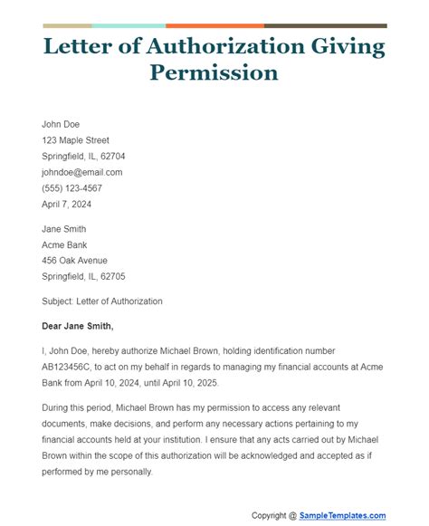 Certificate Of Authorizing Registration Sample