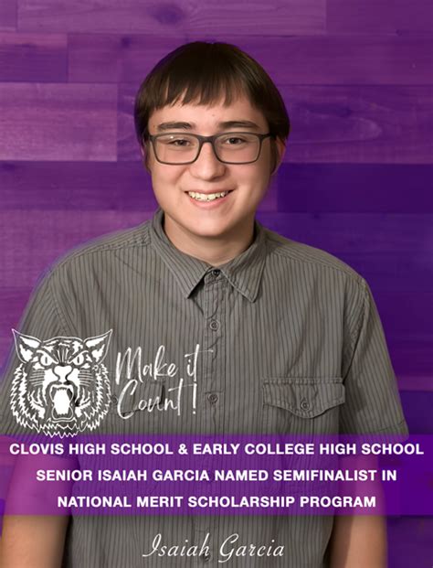 Clovis High School And Early College High School Senior Named