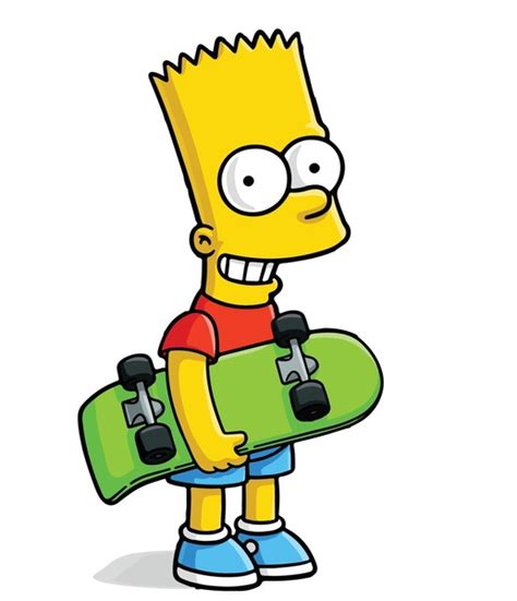 Bart Simpson Skateboarding In The Simpsons Movie