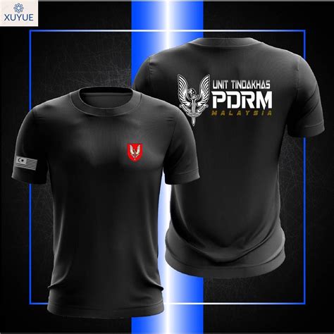 Xy Baju Utk T Shirt Unit Tindak Khas Tshirt Frontliner Microfiber