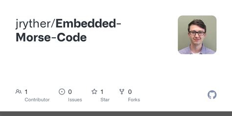 Github Jrytherembedded Morse Code