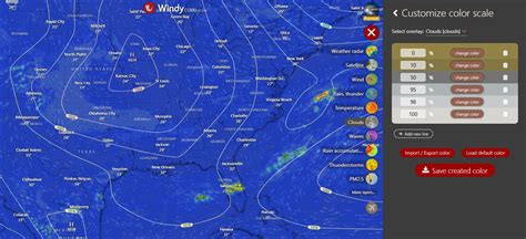 Cloud Layer Option Model Data With Precip Has A Color Issuebug On