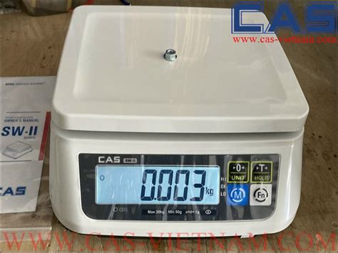 Cân điện Tử Cas Sw2 Sw Ii Basic Scale By Cas Korea Cân điện Tử Cas