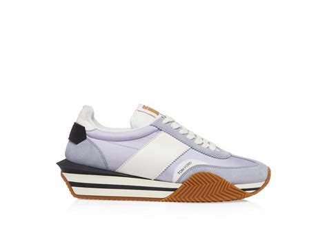 Sneaker James En Daim Et Tissu Technique Tom Ford Fashion