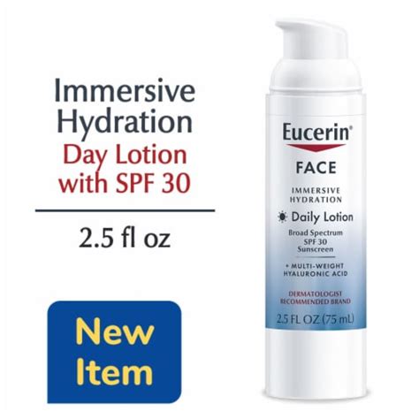 Eucerin Face Immersive Hydration Daily Face Lotion Broad Spectrum Spf