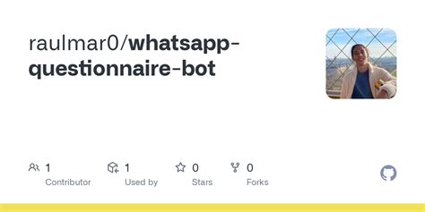 Github Raulmar0whatsapp Questionnaire Bot