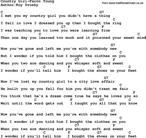Country Girl Song Lyrics