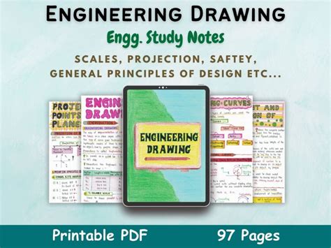 Engineering Drawing Aesthetic Notes Pdf For Engineering Courses