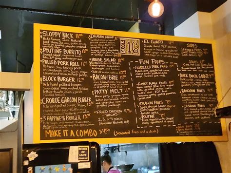 Block 16 Menu Visual Menu Highlights