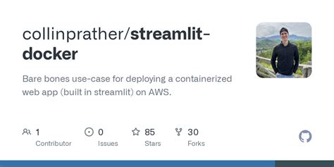 Github Collinpratherstreamlit Docker Bare Bones Use Case For Deploying A Containerized Web