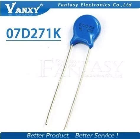 Varistor 07d271k 270v Piezoresistor 07d271 7d271k 2 Unidades Mercadolivre