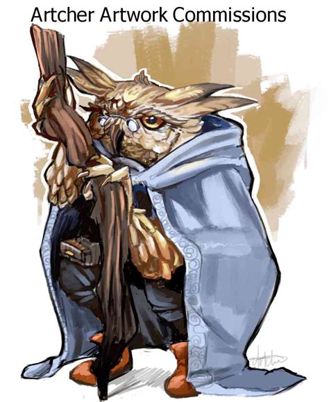 Owlin Grandpa By Artcher Artwork On Deviantart