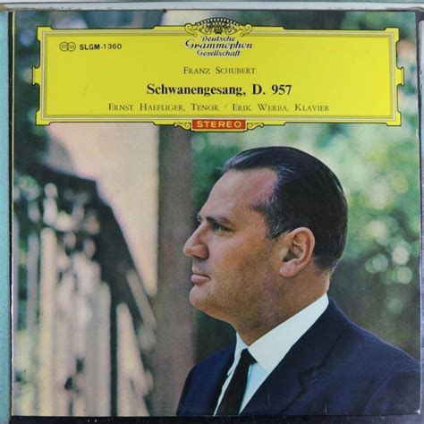 日版古典 Dgg大花首版首發slgm 1360舒伯特天鵝之歌海夫里格男高音韋爾巴鋼琴 Yahoo奇摩拍賣