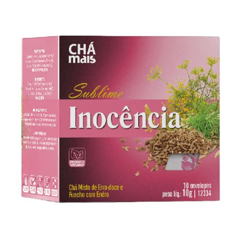 Chá Misto Sublime Inocência 10 Sachês Chá Mais Pague Menos