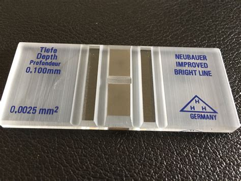 1pcs Blood Cell Counting Chamber Hemocytometer Wit Vicedeal