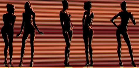 Premium Vector Sexy Neon Girls Illustration