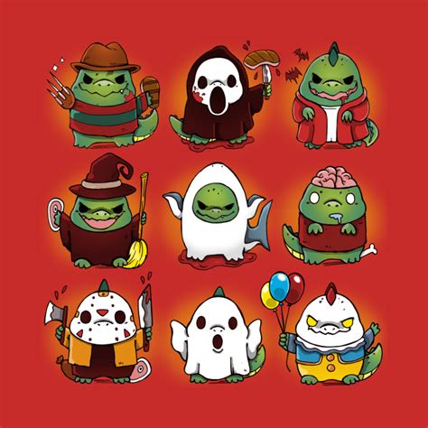 Halloween Saur Horror Movie Mashup T Shirt The Shirt List