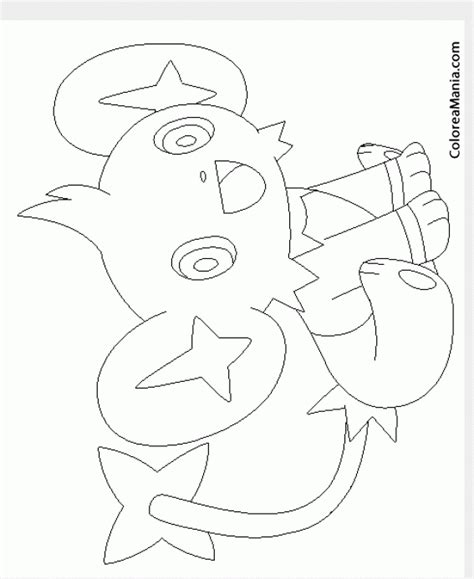 Dibujos Para Colorear De Pokemon Shinx