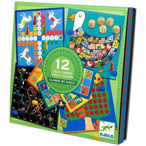 Купить 12 Games Classic By Djeco в магазине Hobby Games