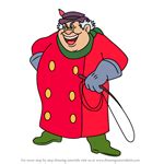 How To Draw The Coachman From Pinocchio Pinocchio Step By Step
